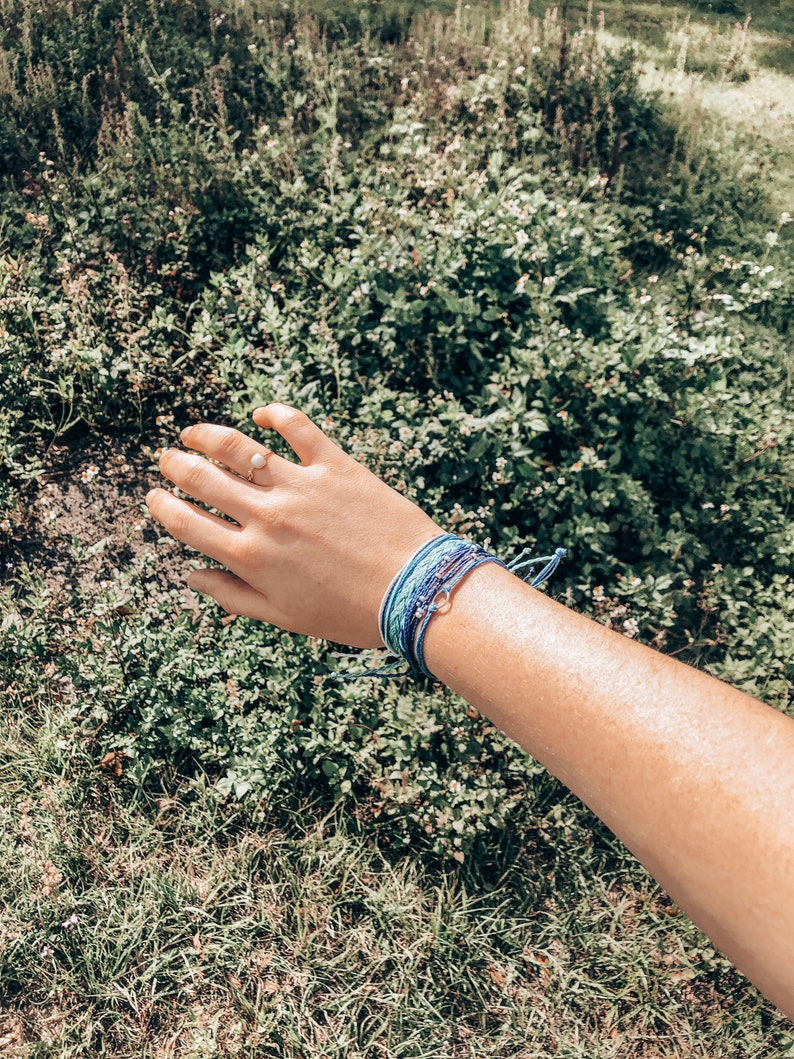 Ocean Water Waterproof String Bracelet Set | Etsy