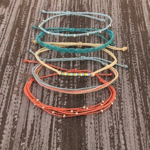 Spring Waterproof String Bracelet Set - Etsy