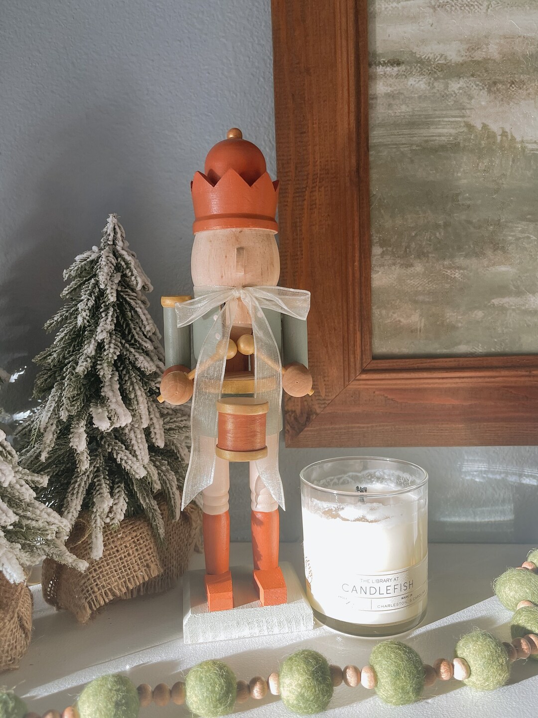 Hand Painted Wooden Nutcracker || Colorful || Indoor Christmas Decor - Etsy