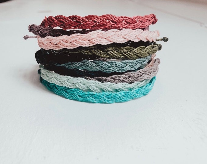 Braided Waterproof String Bracelets - Etsy