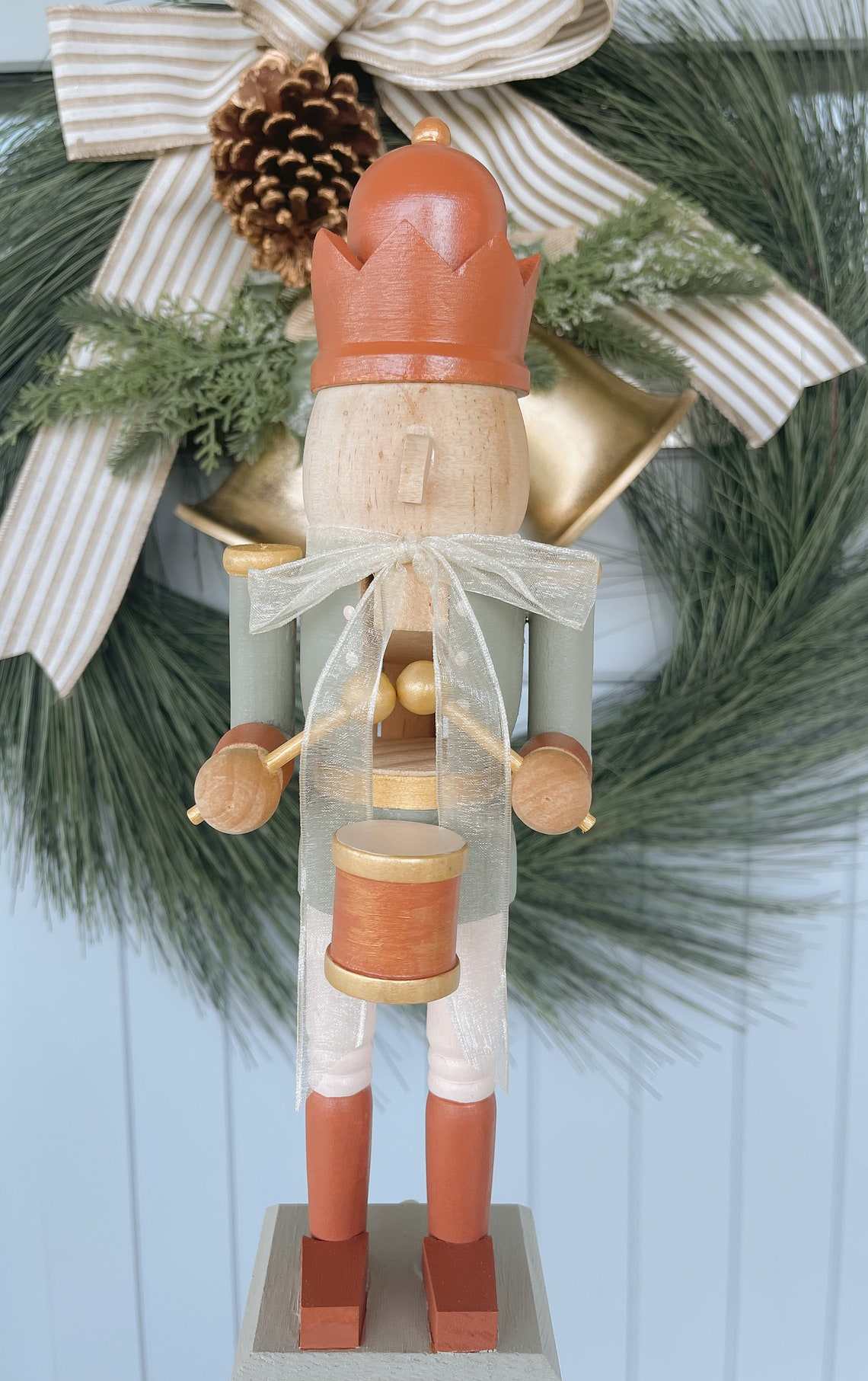 Hand Painted Wooden Nutcracker || Colorful || Indoor Christmas Decor - Etsy