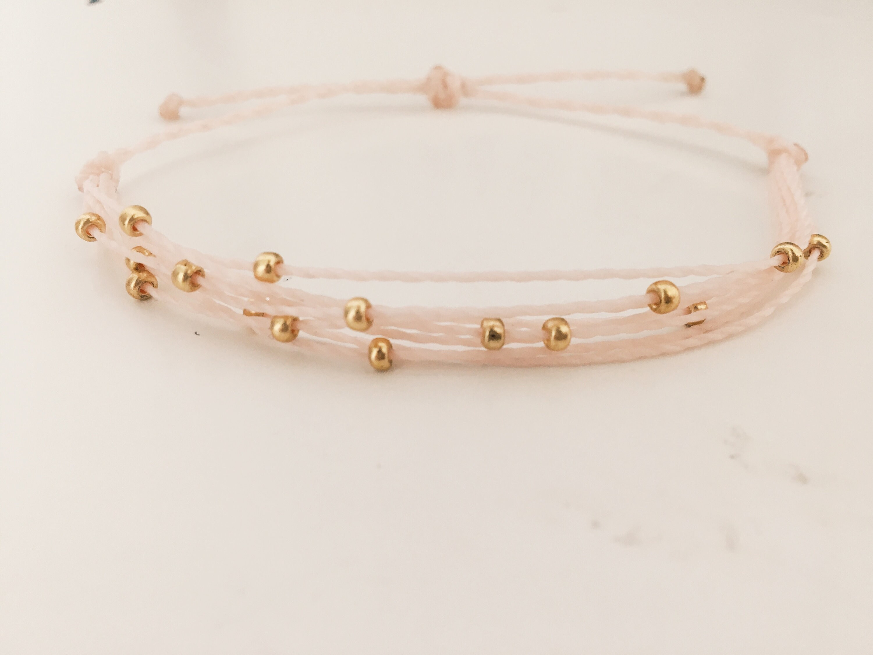 Beaded Waterproof String Bracelet - Etsy