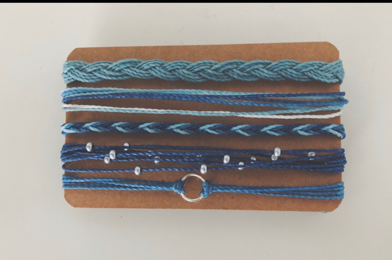 Ocean Water Waterproof String Bracelet Set | Etsy