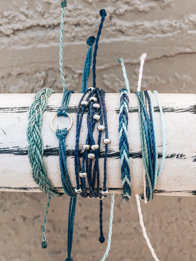 Ocean Water Waterproof String Bracelet Set | Etsy