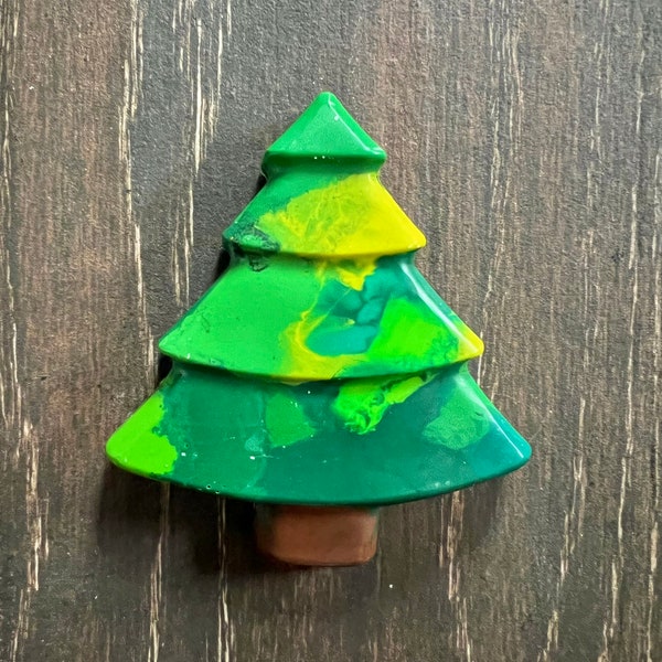 Christmas Tree Crayons - Etsy