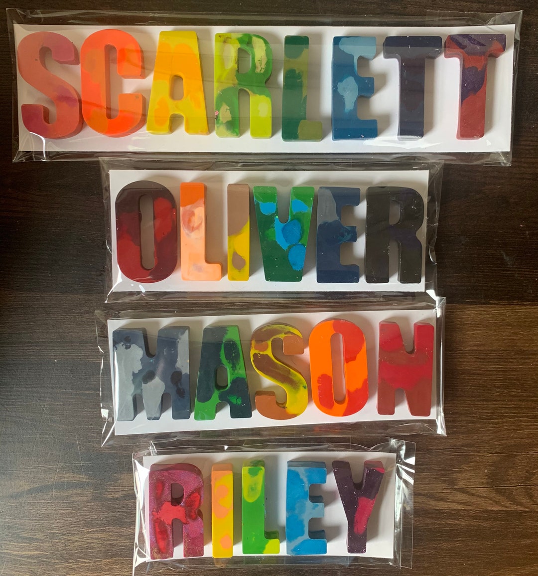 Personalized Name Crayons - Etsy