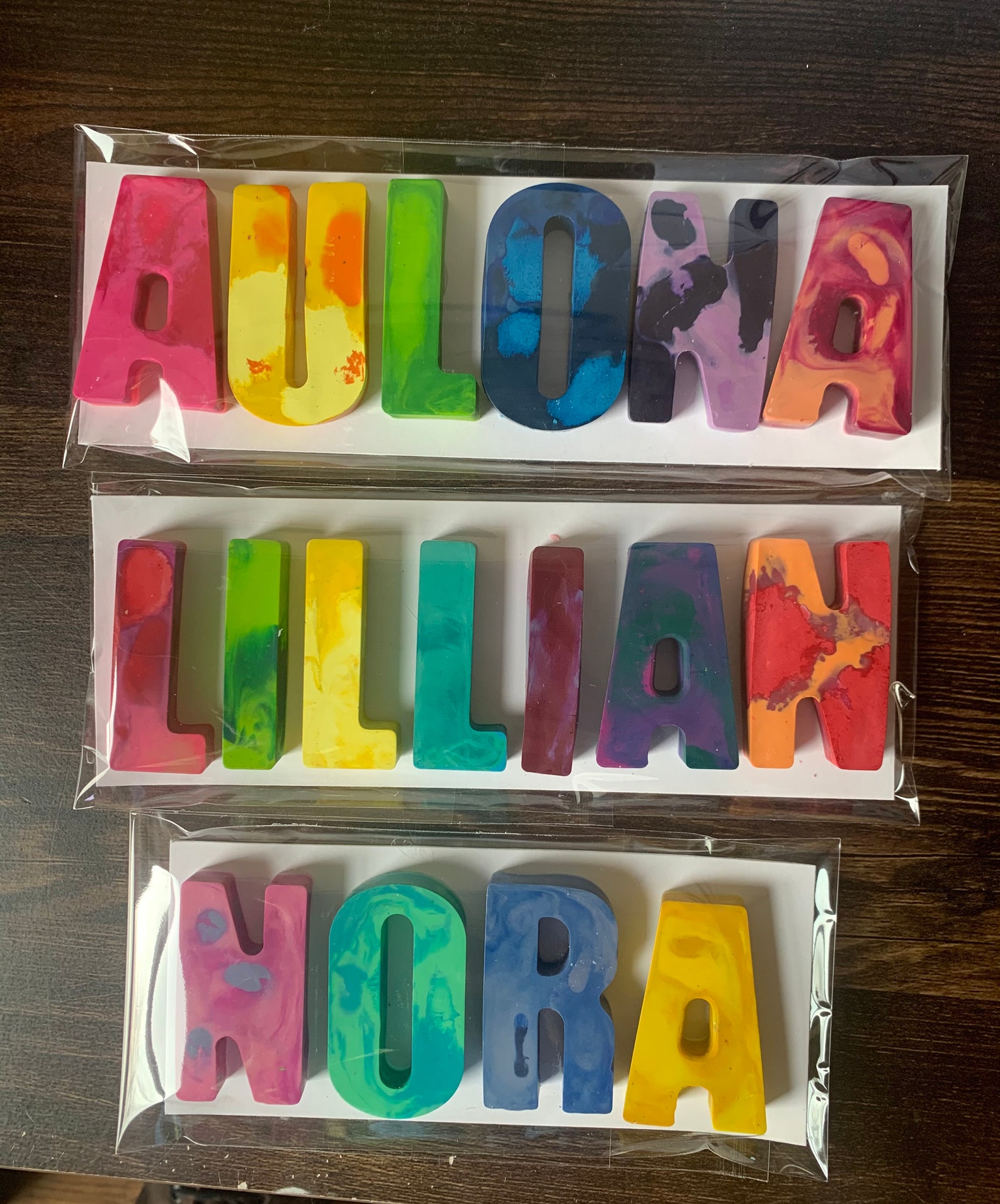 Personalized Name Crayons, Name Crayons, Letter Crayons, Custom Name ...
