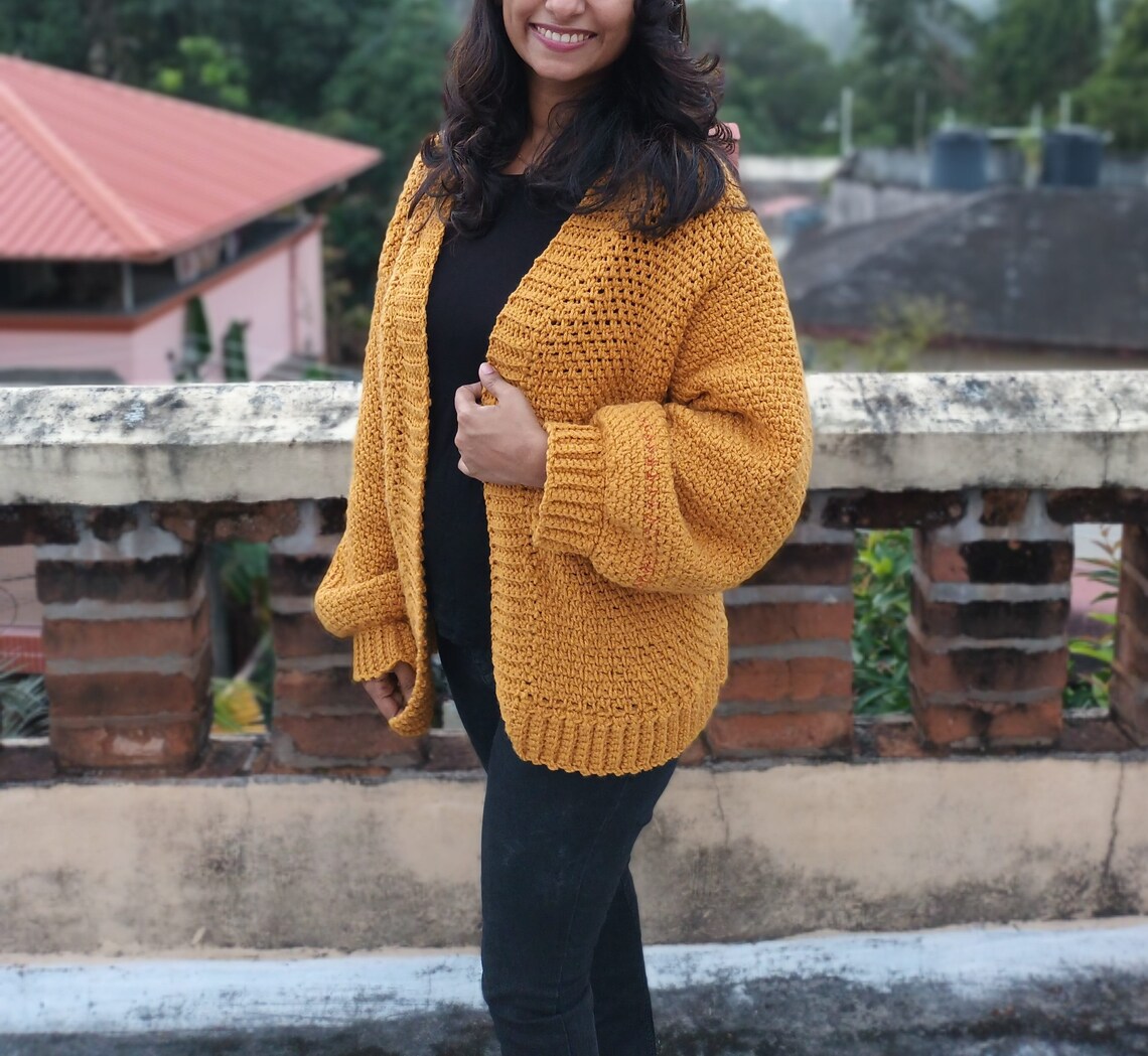 Crochet Pattern - Marley Cardigan - Etsy