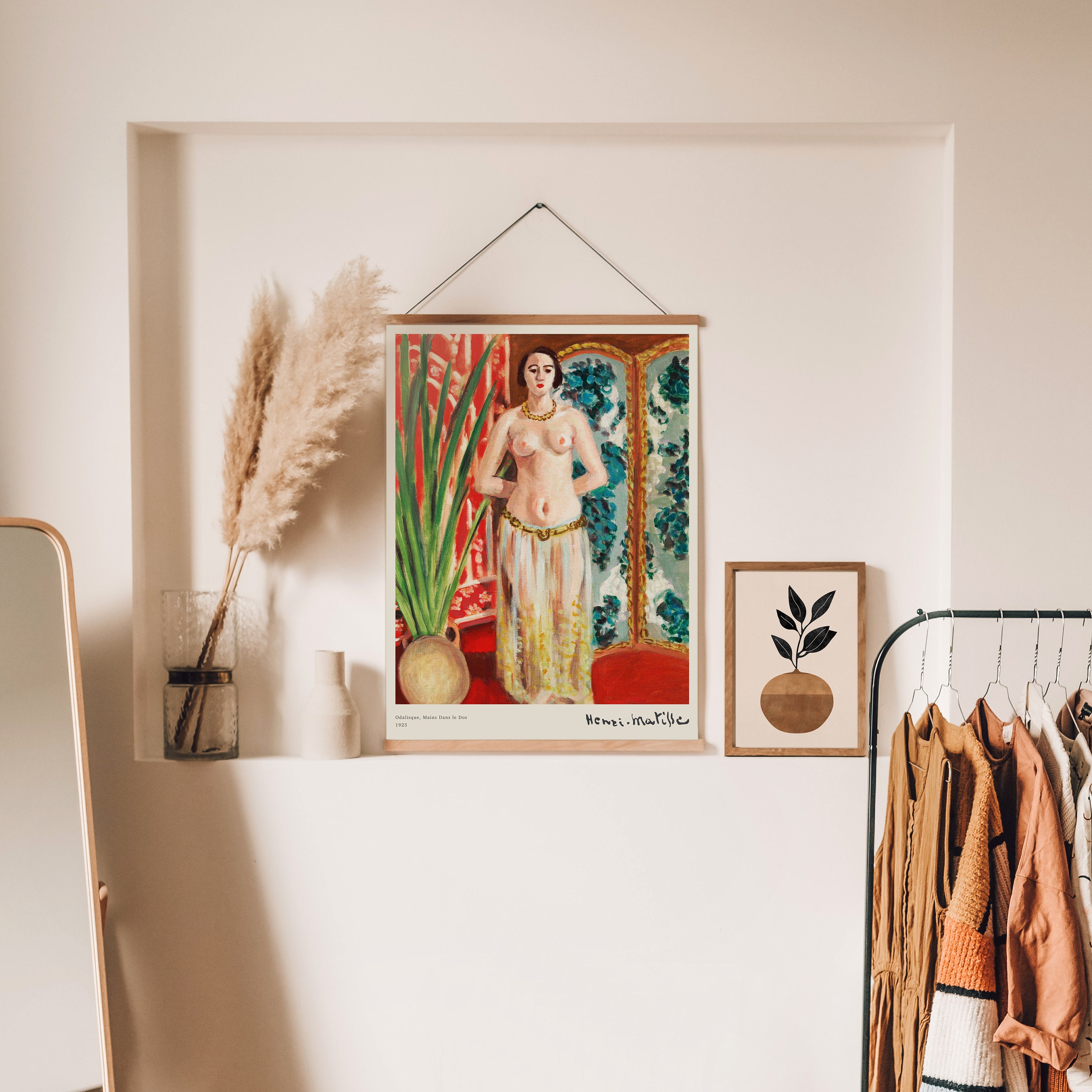 Henri Matisse, Odalisque Mains Dans Le Dos, Exhibition Poster Digital ...