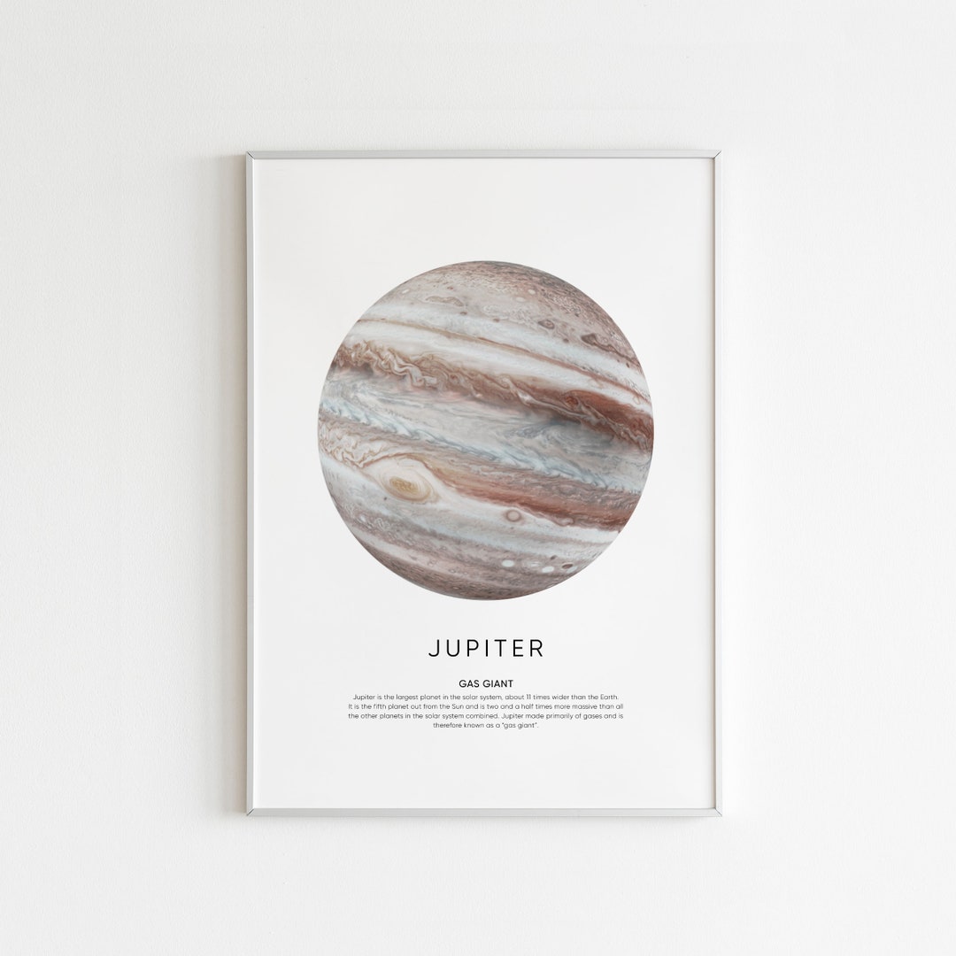 Jupiter, Jupiter Print, Jupiter Wall Art, Jupiter Poster, Jupiter ...