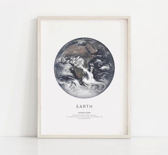 Earth Pictures Earth Print Earth Wall Art Earth Poster | Etsy