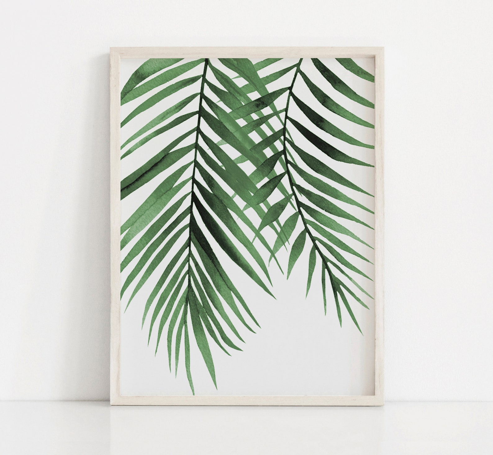 Beautiful Tropical Leaves Watercolor House Plants Posters - Etsy