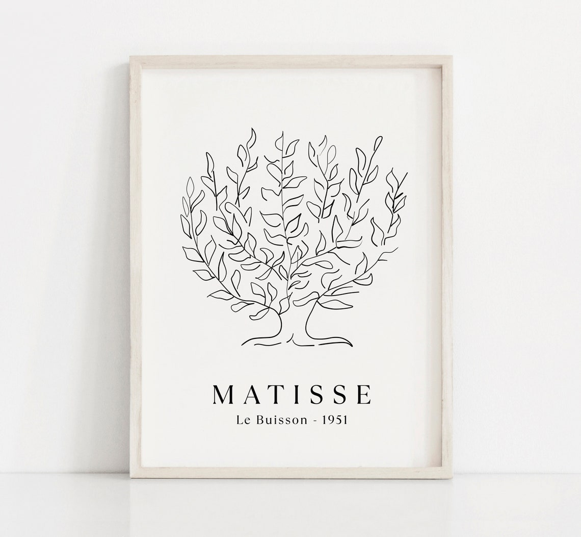 Henri Matisse Tree Matisse Tree Exhibition Poster Matisse - Etsy