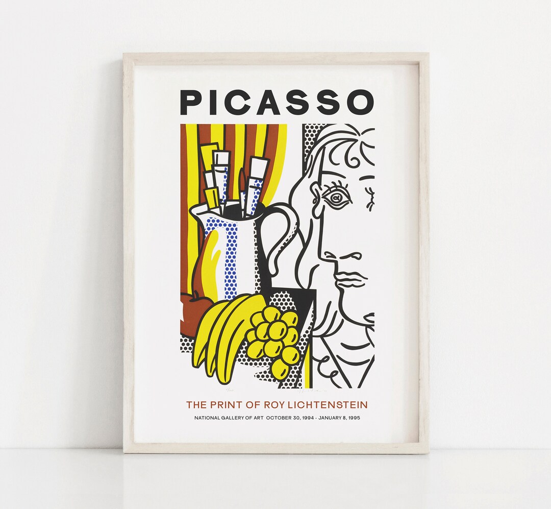 Pablo Picasso Wall Art, Still Life, Black and Yellow, Wall Art, Picasso ...