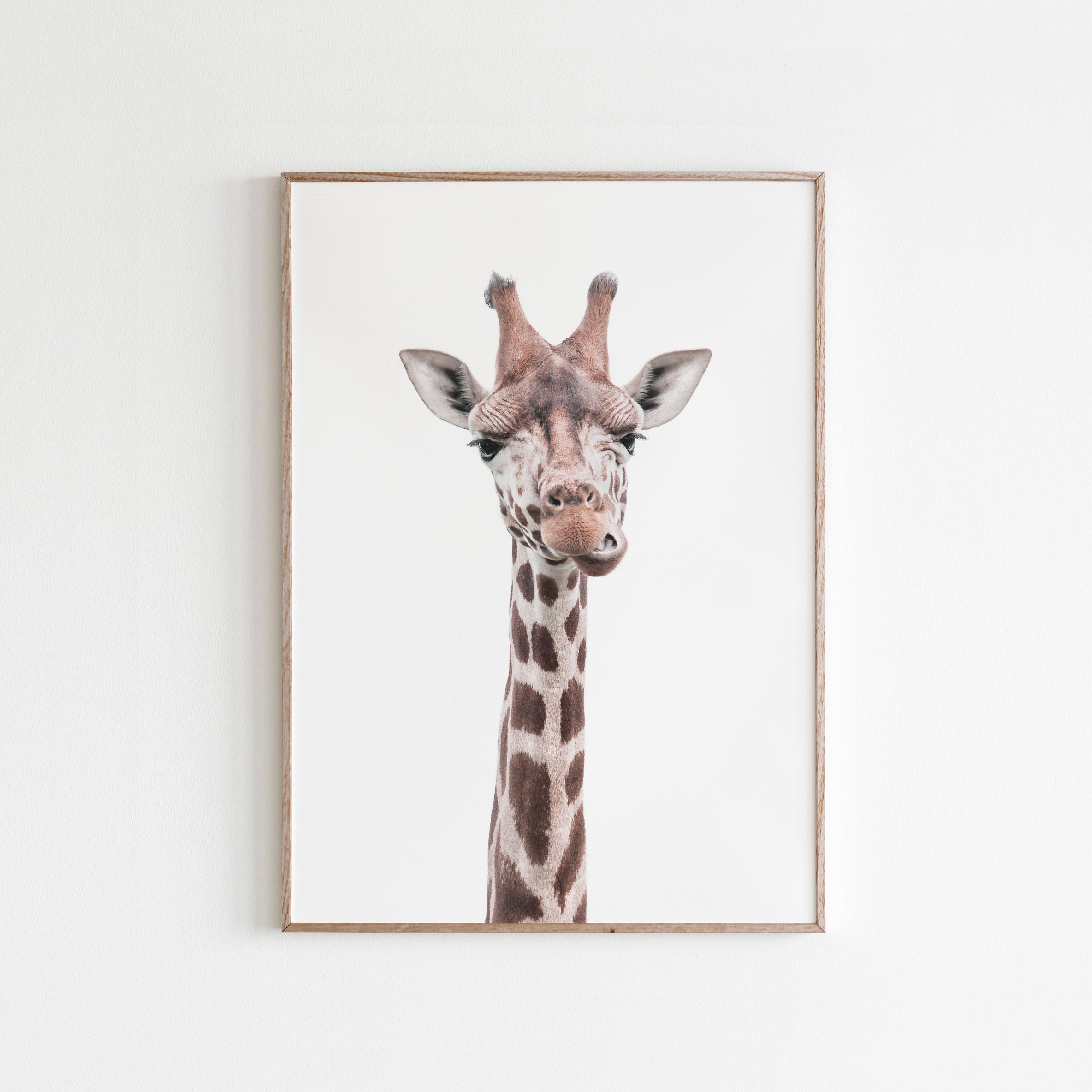 Giraffe Print Giraffe Wall Art Giraffe Poster Giraffe | Etsy