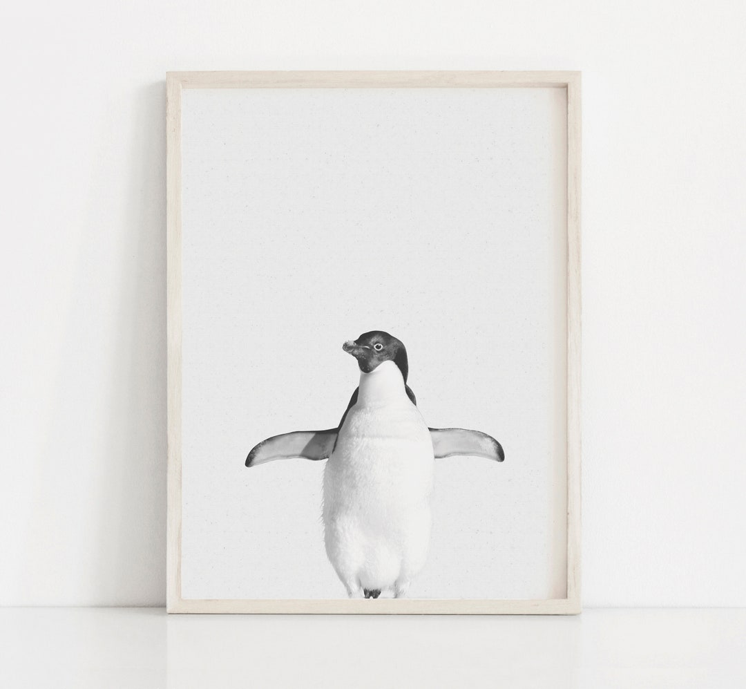 Penguin Print, Penguin Wall Art, Penguin Poster, Penguin Pictures ...