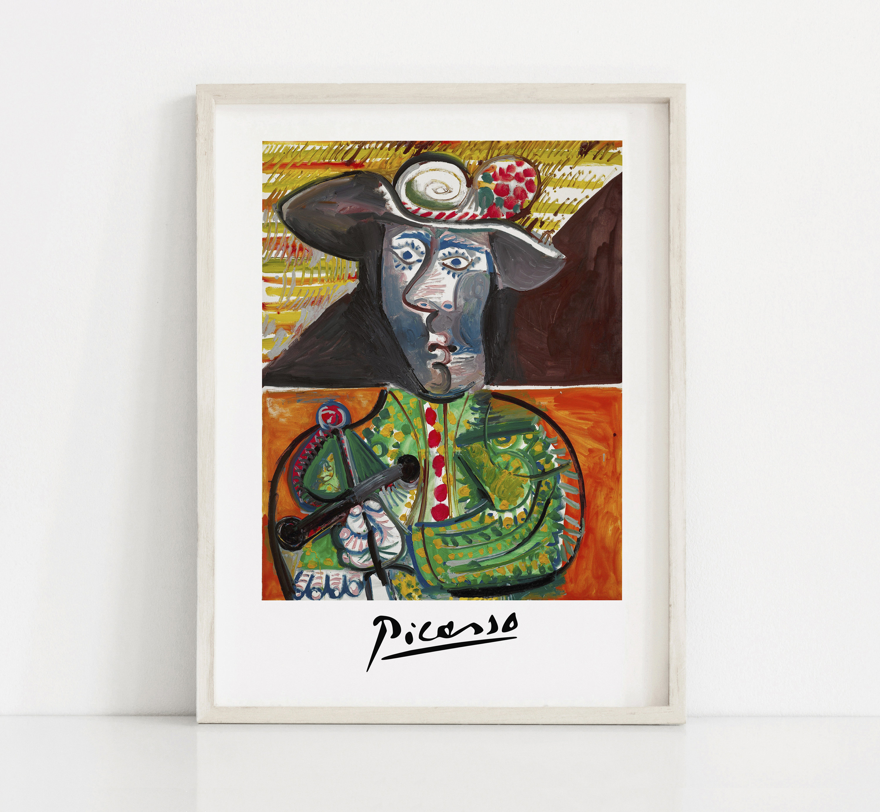 Pablo Picasso Wall Art, Le Matador, Orange and Green, Wall Art, Picasso ...