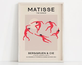 Henri Matisse - the Dance - DIGITAL PRINT. Neutral Boho Wall Art ...