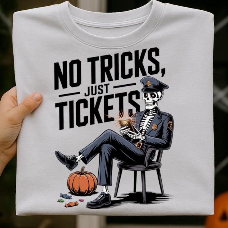 Halloween Skeleton Police - Etsy