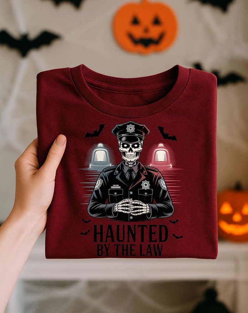 Haunted by the Law PNG, Halloween Police Skeleton Clipart, Spooky Cop ...