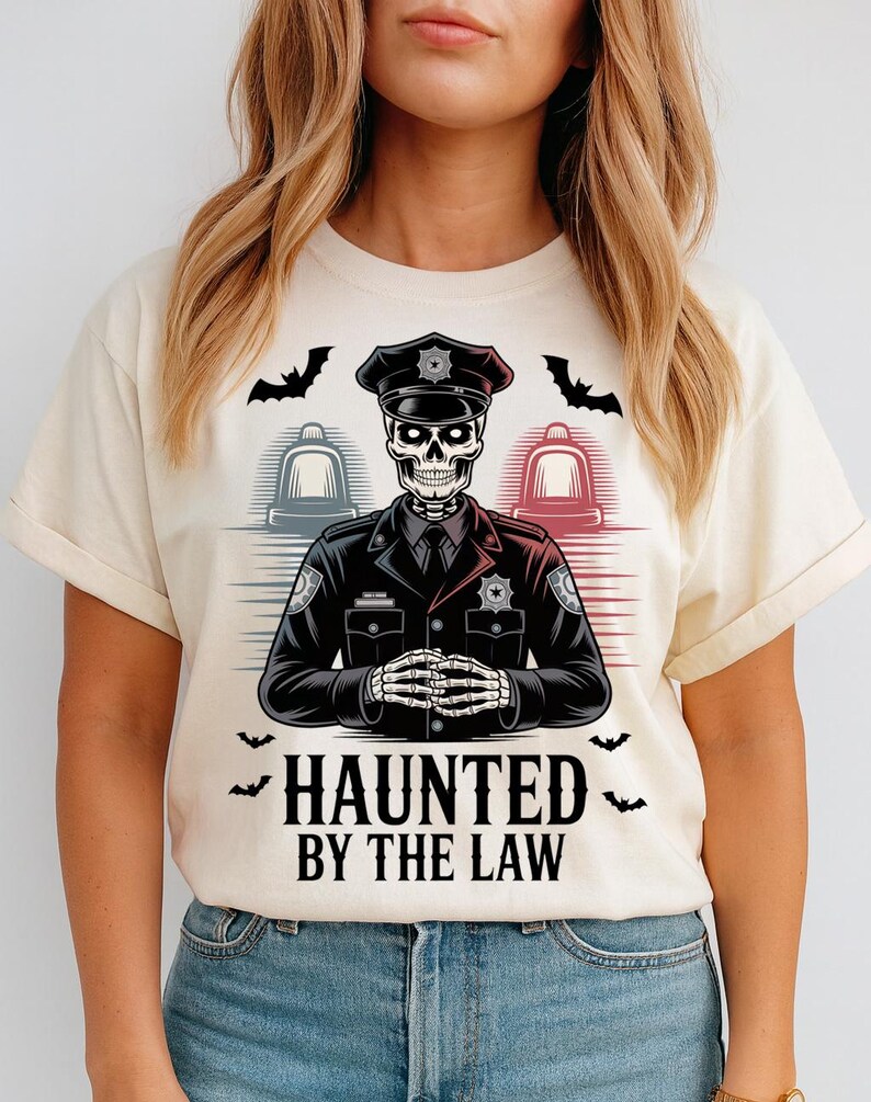 Haunted by the Law PNG, Halloween Police Skeleton Clipart, Spooky Cop ...