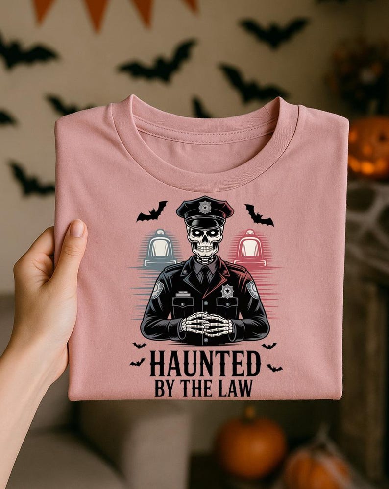 Haunted by the Law PNG, Halloween Police Skeleton Clipart, Spooky Cop ...