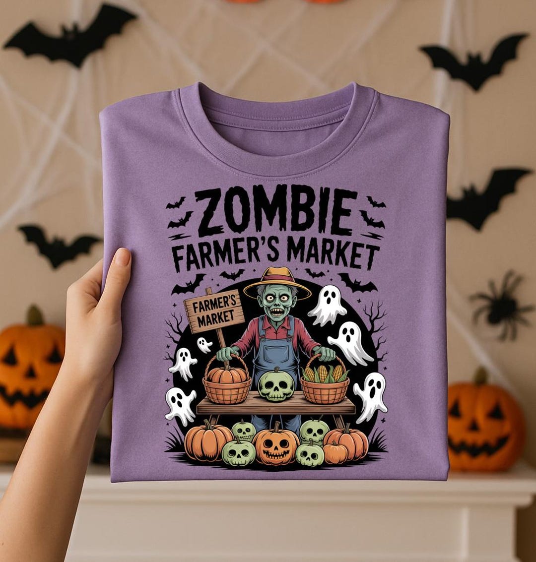 Zombie Farmers Market PNG, Halloween Farmer Clipart, Spooky Pumpkin ...