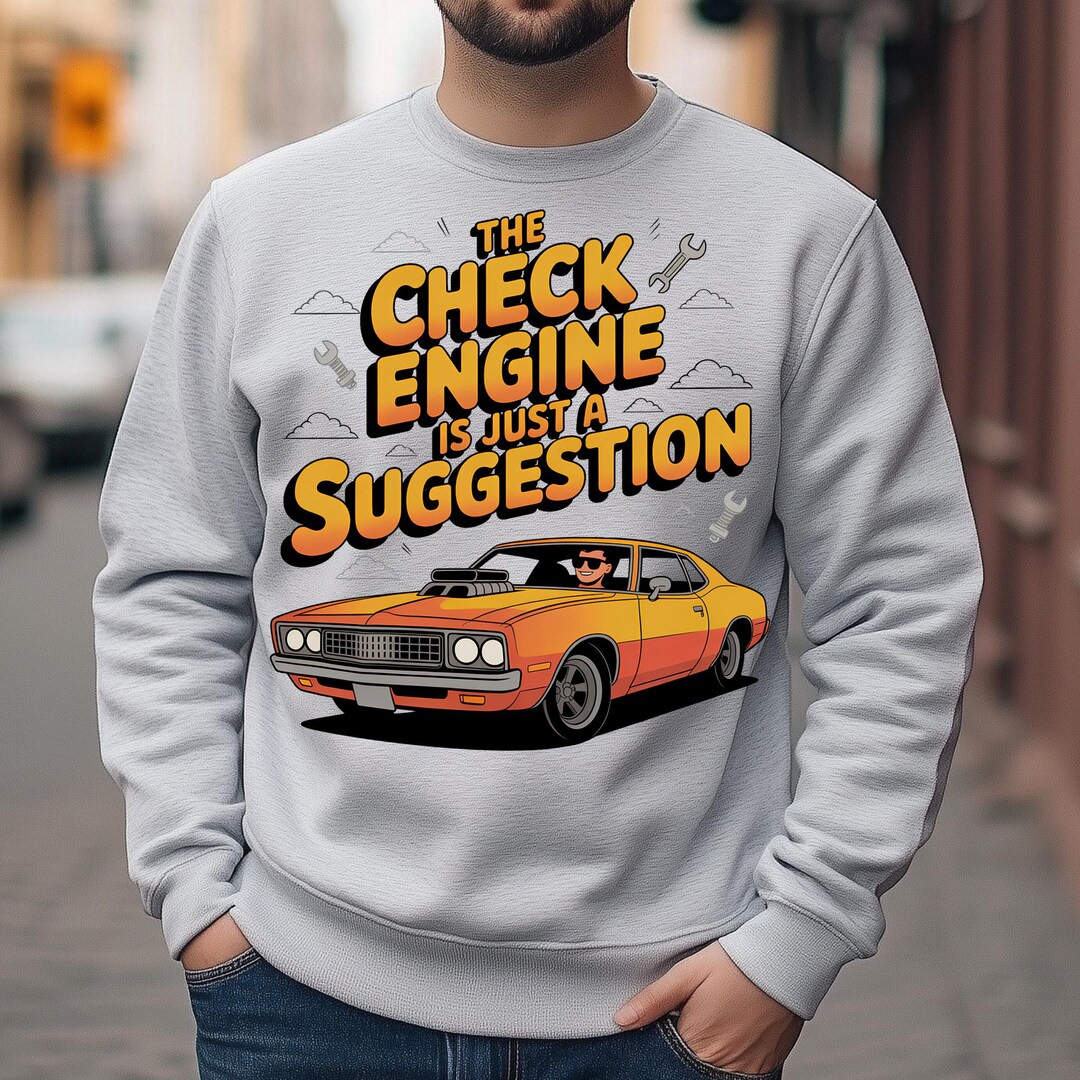 Retro 80s Car With Check Engine Light Image in PNG Clipart With a ...