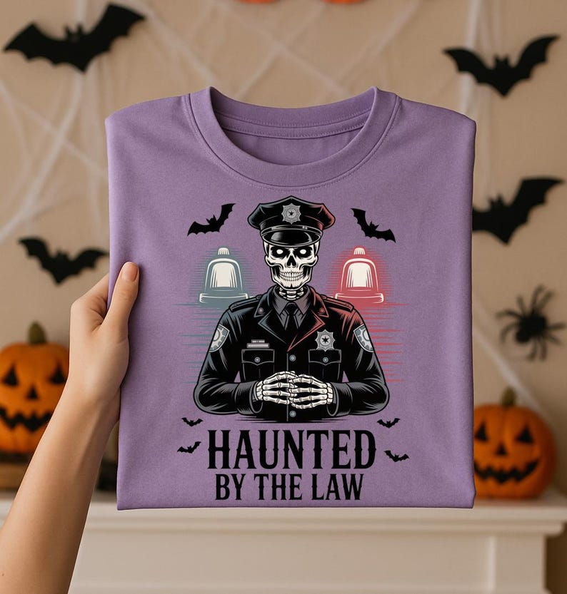Haunted by the Law PNG, Halloween Police Skeleton Clipart, Spooky Cop ...