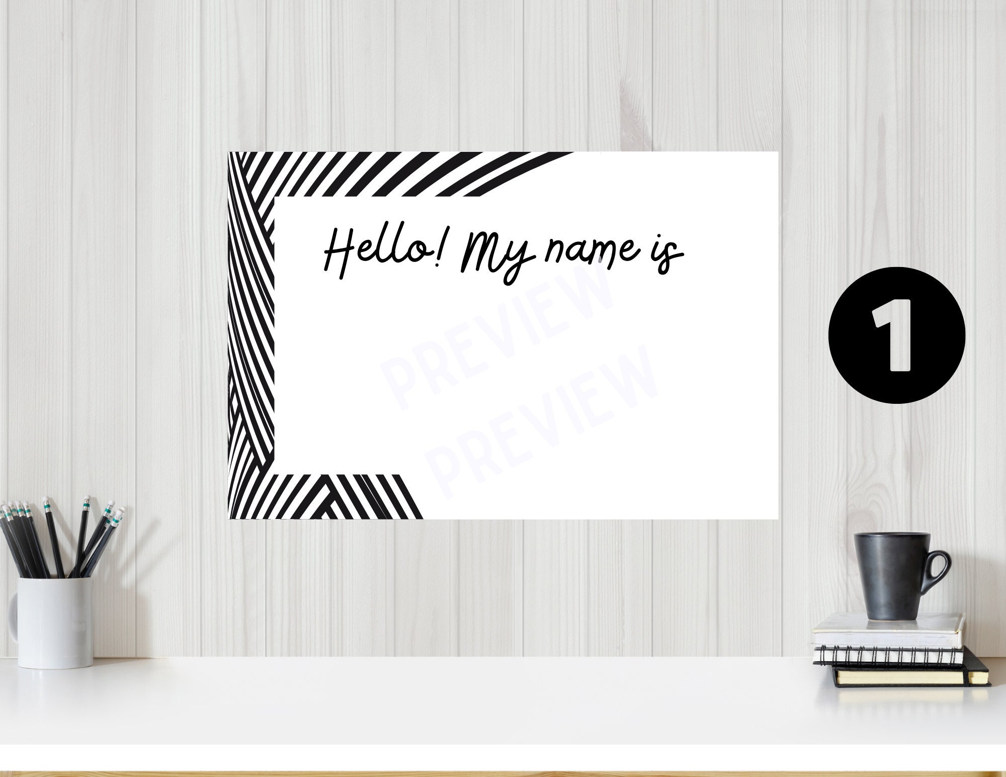 Name Tags | Name Badges | Sticker Name Tag | ID | Hello | My Name is ...