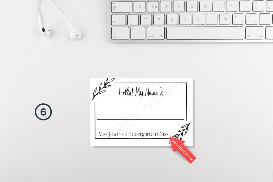 Name Tags Name Badges ID Sticker Name Tag Hello My - Etsy