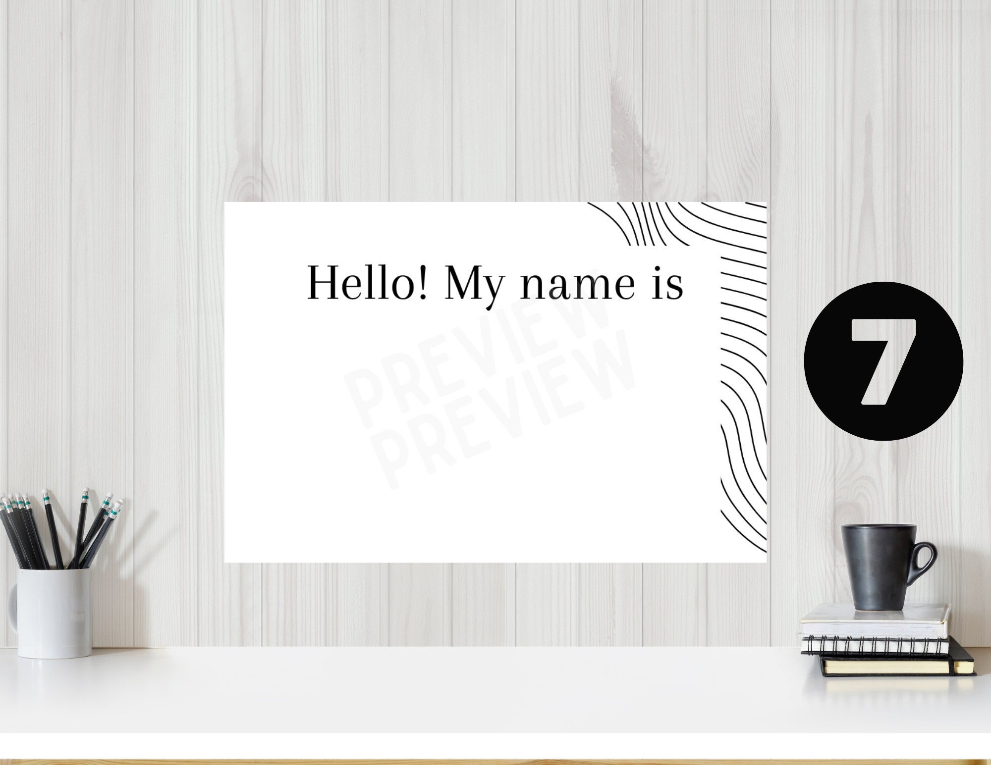 Name Tags Name Badges Sticker Name Tag ID Hello My Name is Party ...