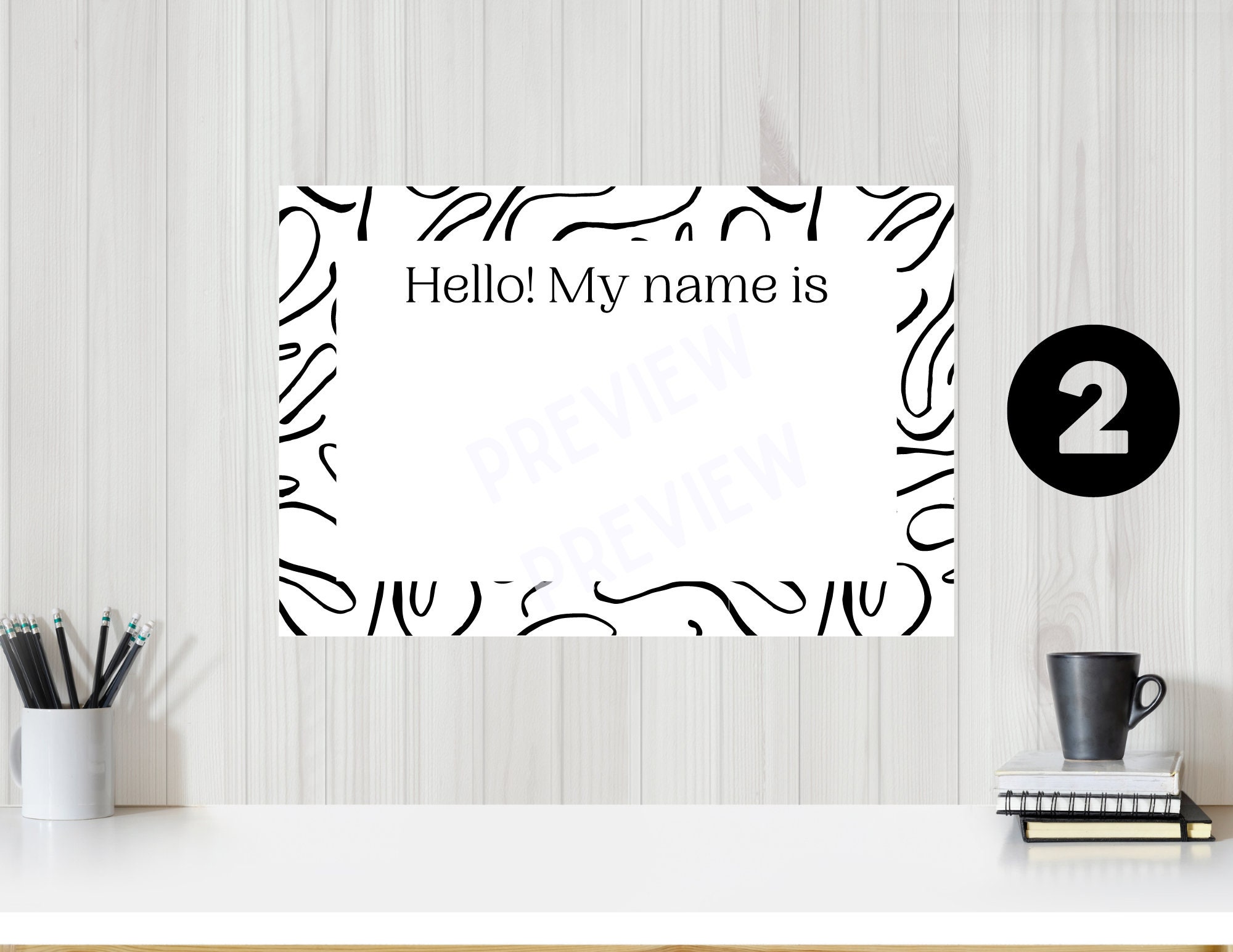 Name Tags | Name Badges | Sticker Name Tag | ID | Hello | My Name is ...