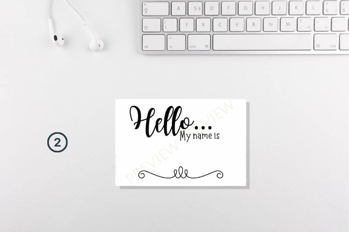 Name Tags | Name Badges | ID | Sticker Name Tag | Hello | My Name is ...