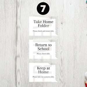 Take Home Folder Labels | School Labels | Sticker Labels | School ...