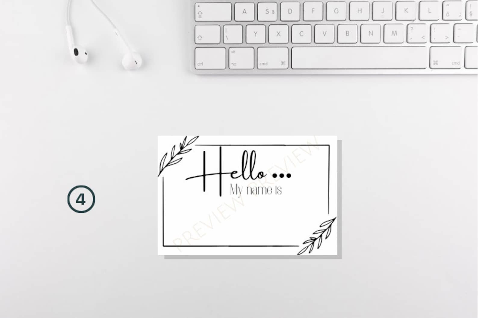 Name Tags | Name Badges | ID | Sticker Name Tag | Hello | My Name is ...