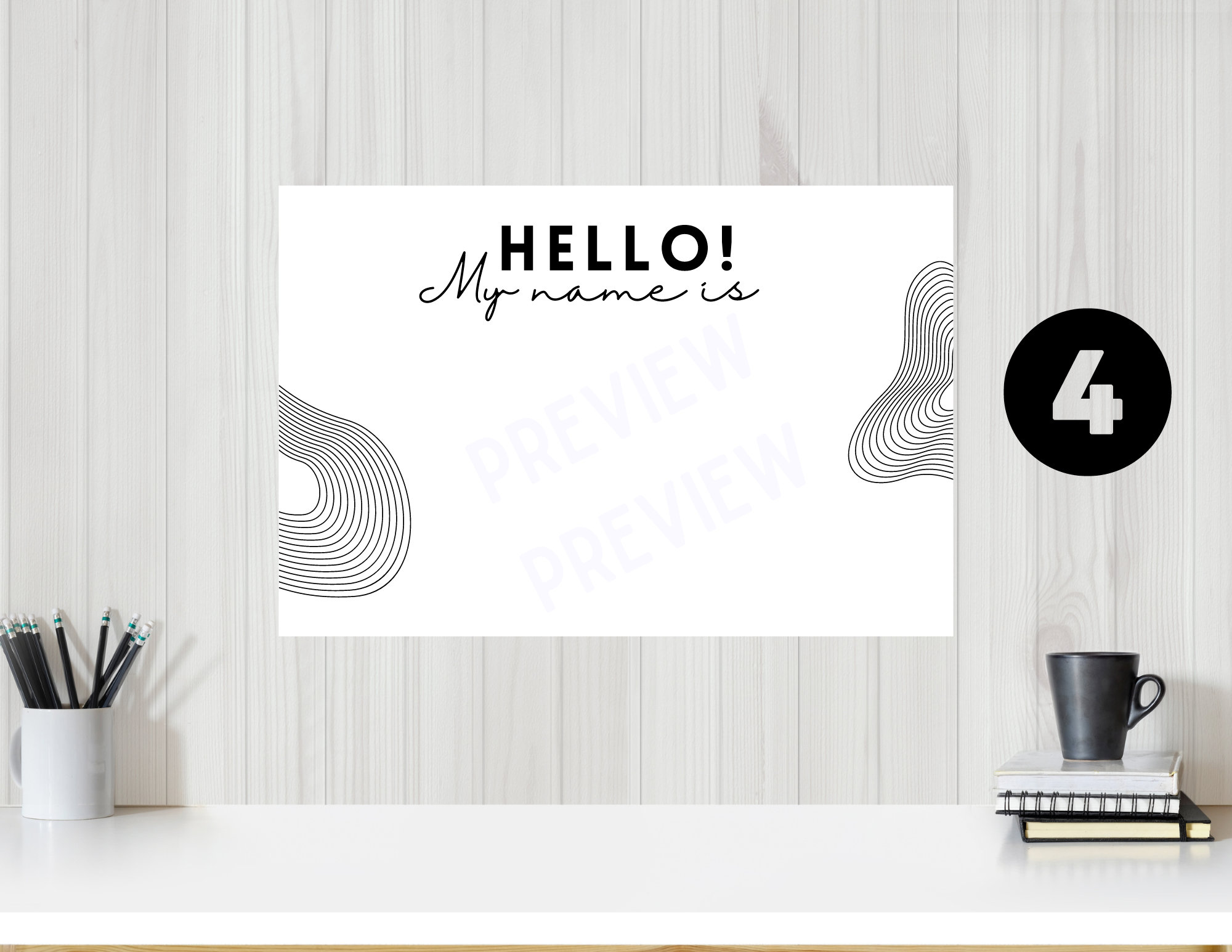 Name Tags | Name Badges | Sticker Name Tag | ID | Hello | My Name is ...