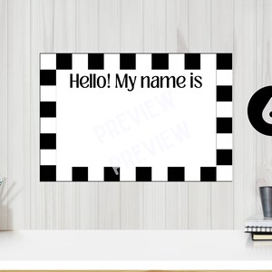 Name Tags | Name Badges | Sticker Name Tag | ID | Hello | My Name is ...