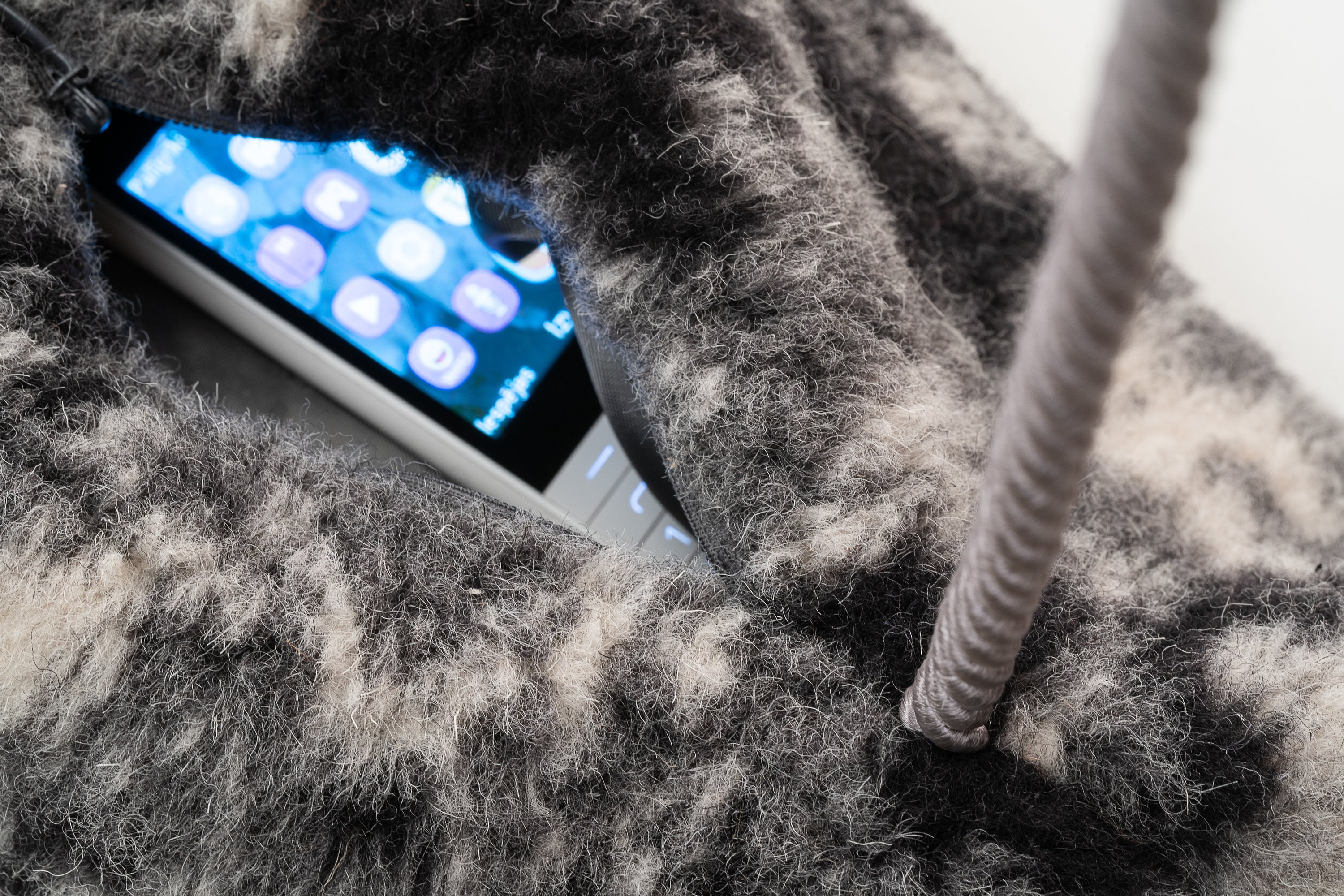 Merino Wool muff with pocket winter women's hand warmer | Etsy