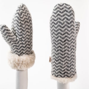 Merino Wool Gloves Wool Mittens Womens Gloves Extra Warm - Etsy