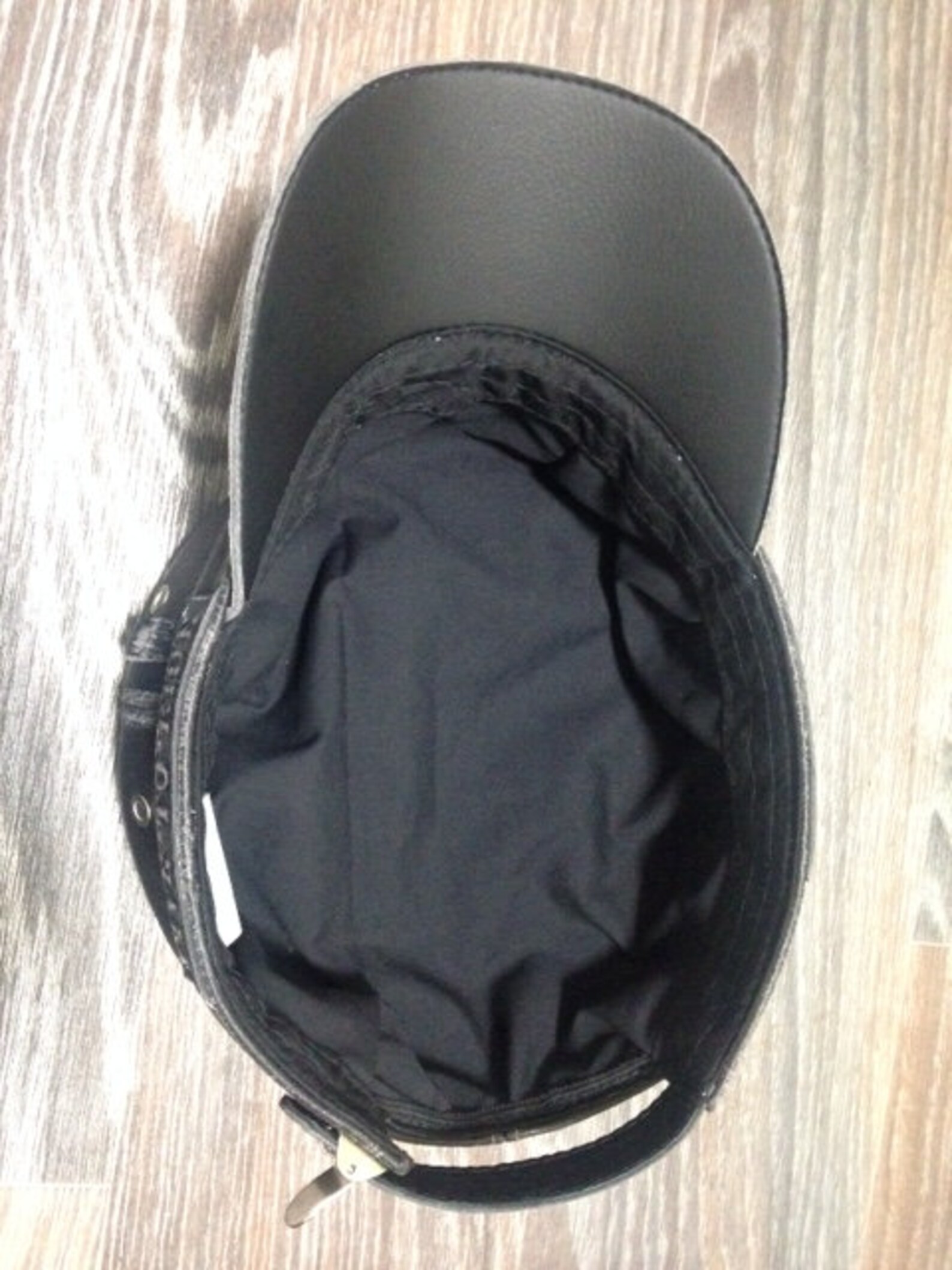 Cap Natural Style XXXL...S Size Genuine Leather Hat Colfskin Bikers ...