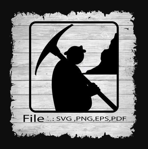 Labor Day SVG File/ Miner SVG Cut File /fat Man Gold Digger / | Etsy