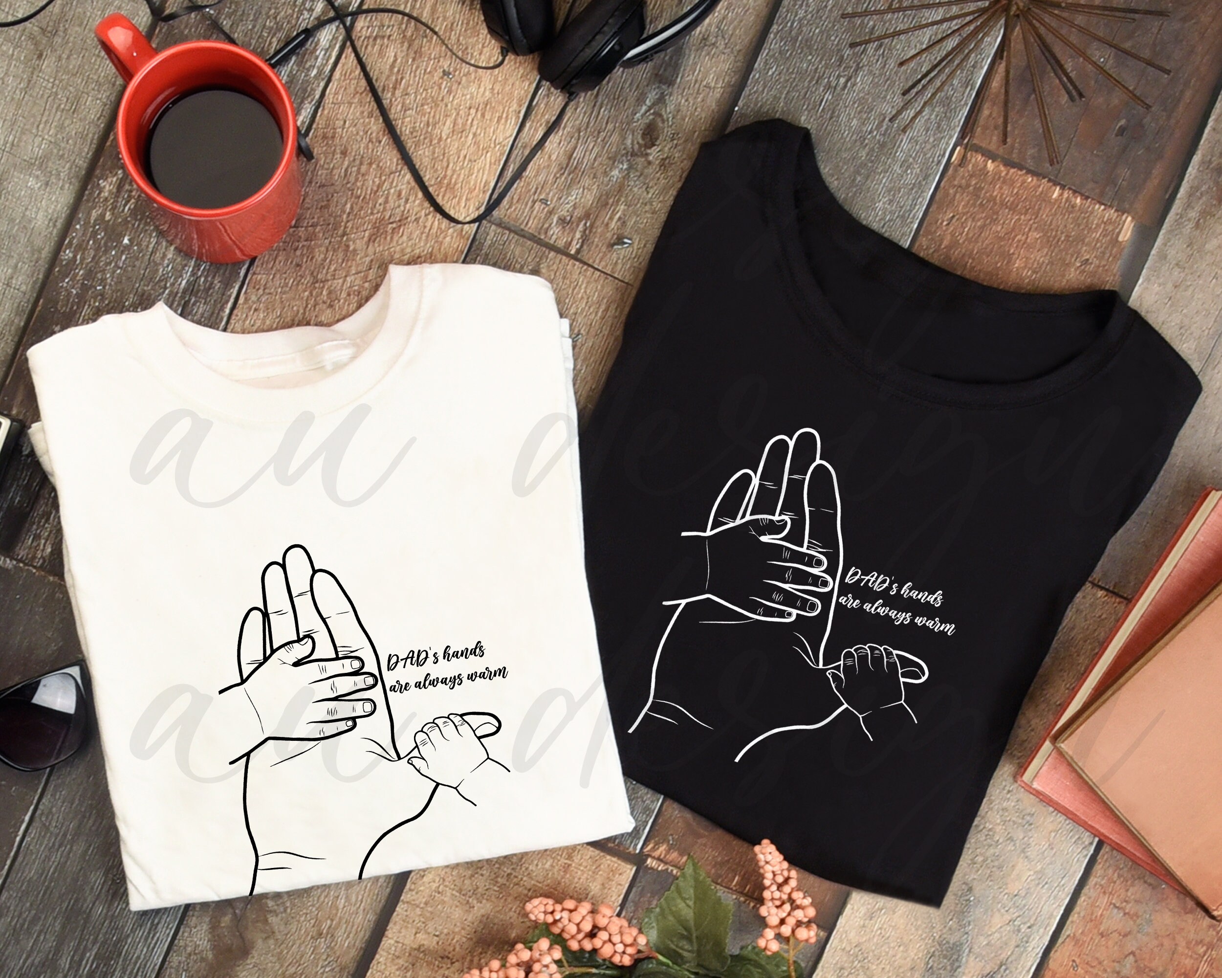 Día del padre SVG. Dad's Hand Child SVG Las manos de DAD - Etsy España