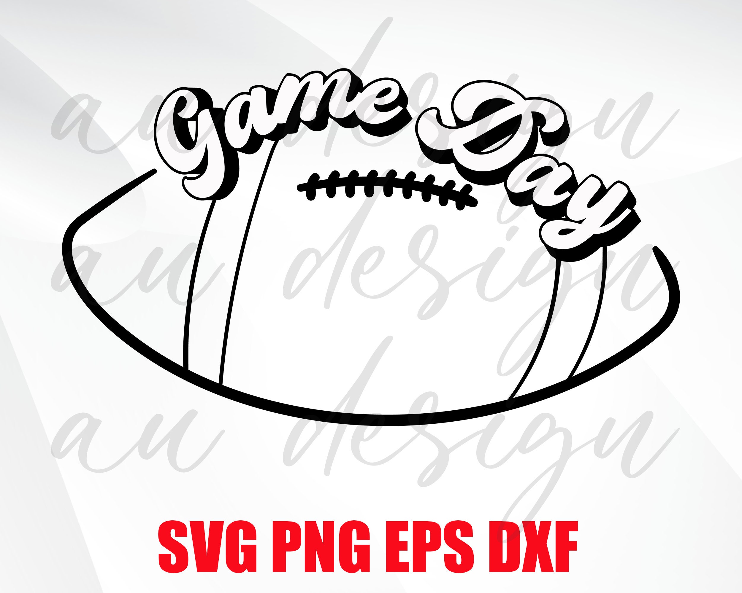 Game Day Football SVG School Team Spirit Retro File - Etsy UK
