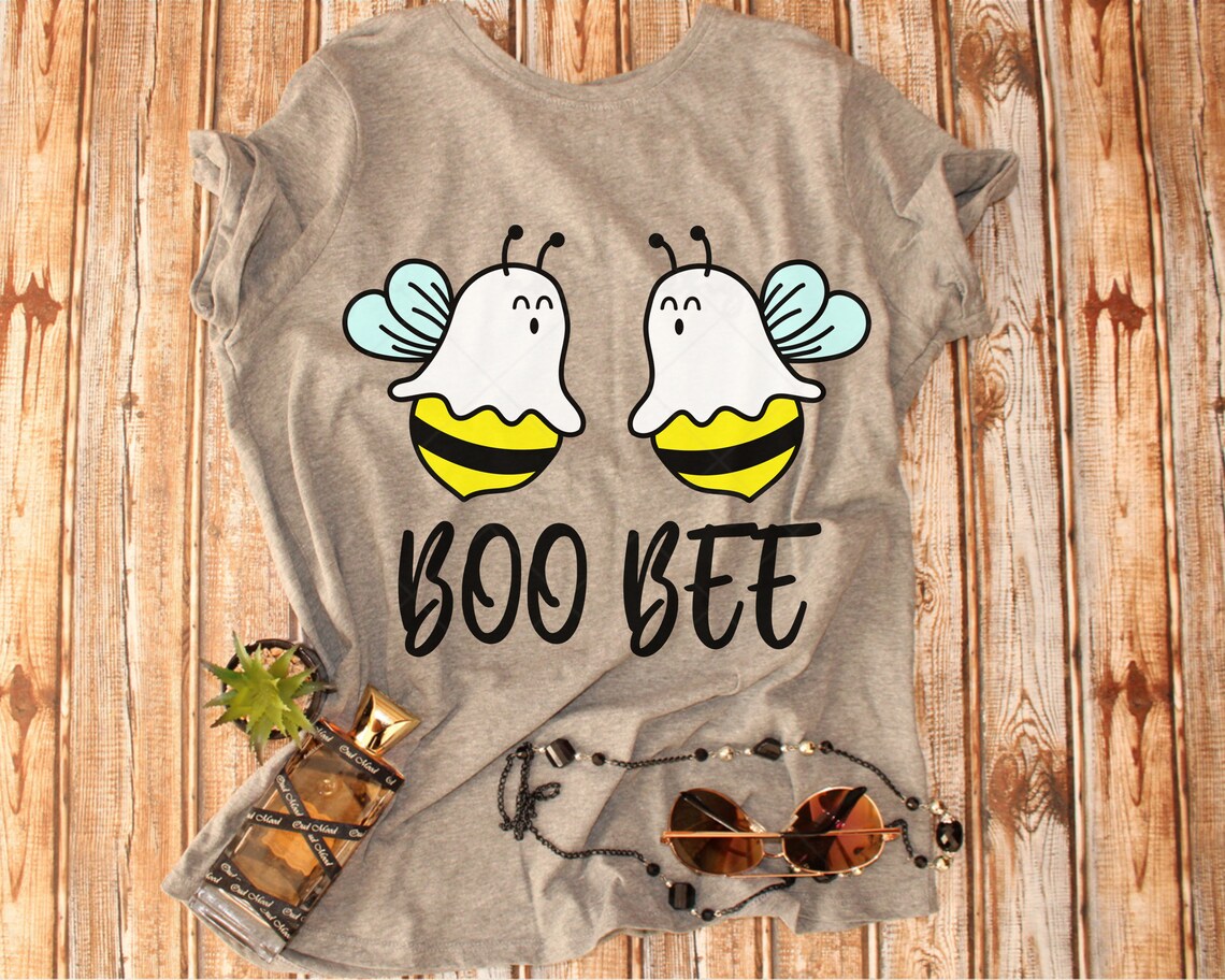Boo Bees Svg, Ghost Bee Svg, Boo Svg, Halloween Svg, Cricut, Silhouette ...