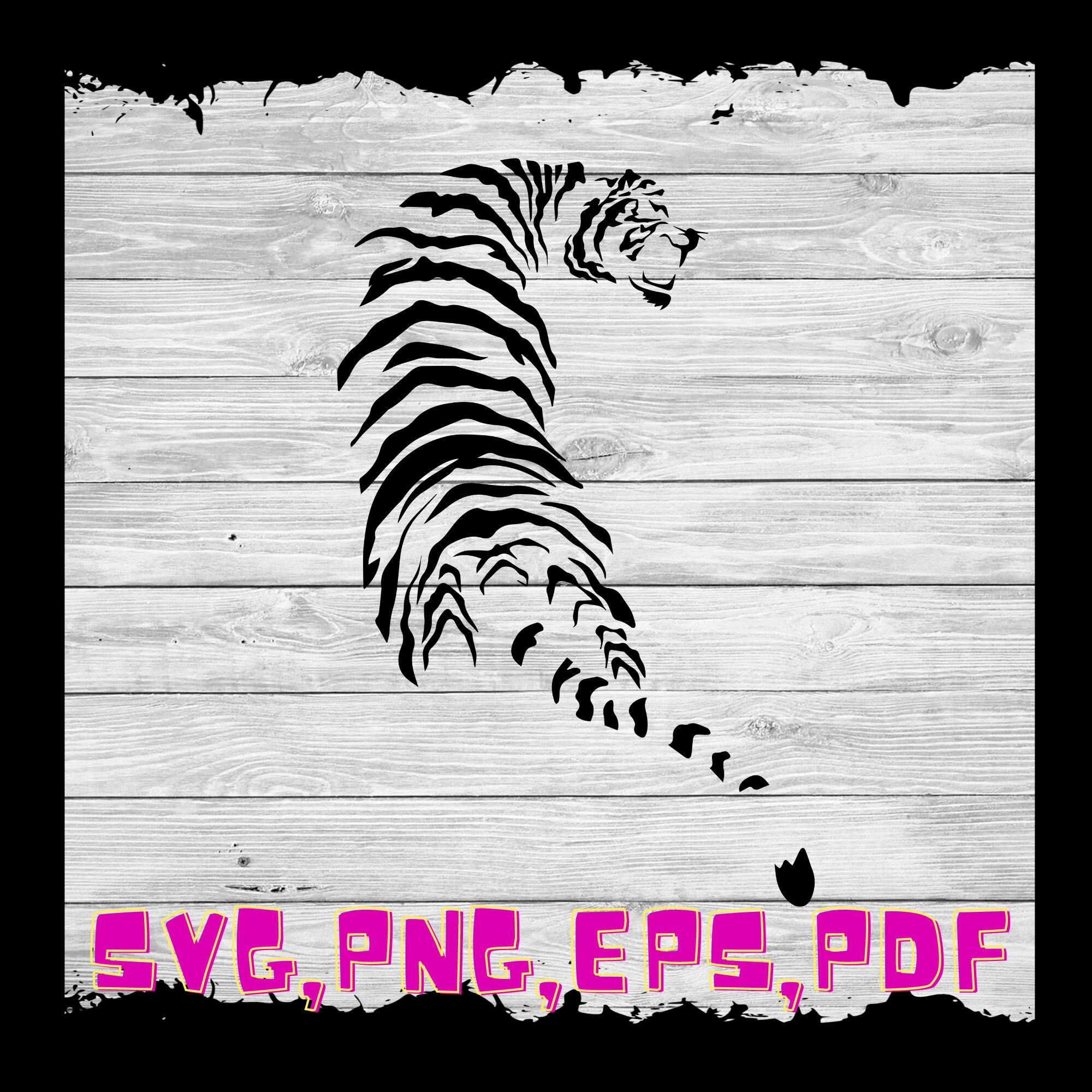 Tiger Svg File / Tiger Pattern Svg Cut File Instant Download - Etsy