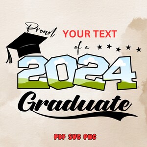 Graduation 2024 Canva Frame, SVG, PNG, 2024 Graduate Photo Personalized ...