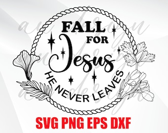Christian Fall Svg | Etsy