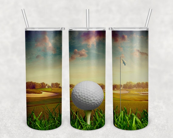 Golf Skinny Tumbler Sublimation Design Png Golf Gifts for | Etsy