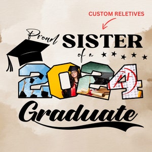 Graduation 2024 Canva Frame, SVG, PNG, 2024 Graduate Photo Personalized ...